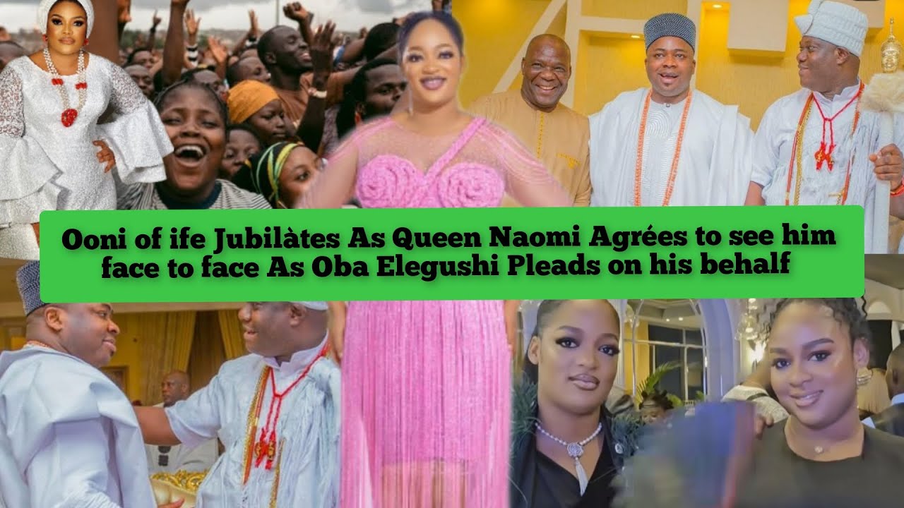 Ooni of ife Jubilàtes As Queen Naomi Agrées to do the unthínƙàble with ...