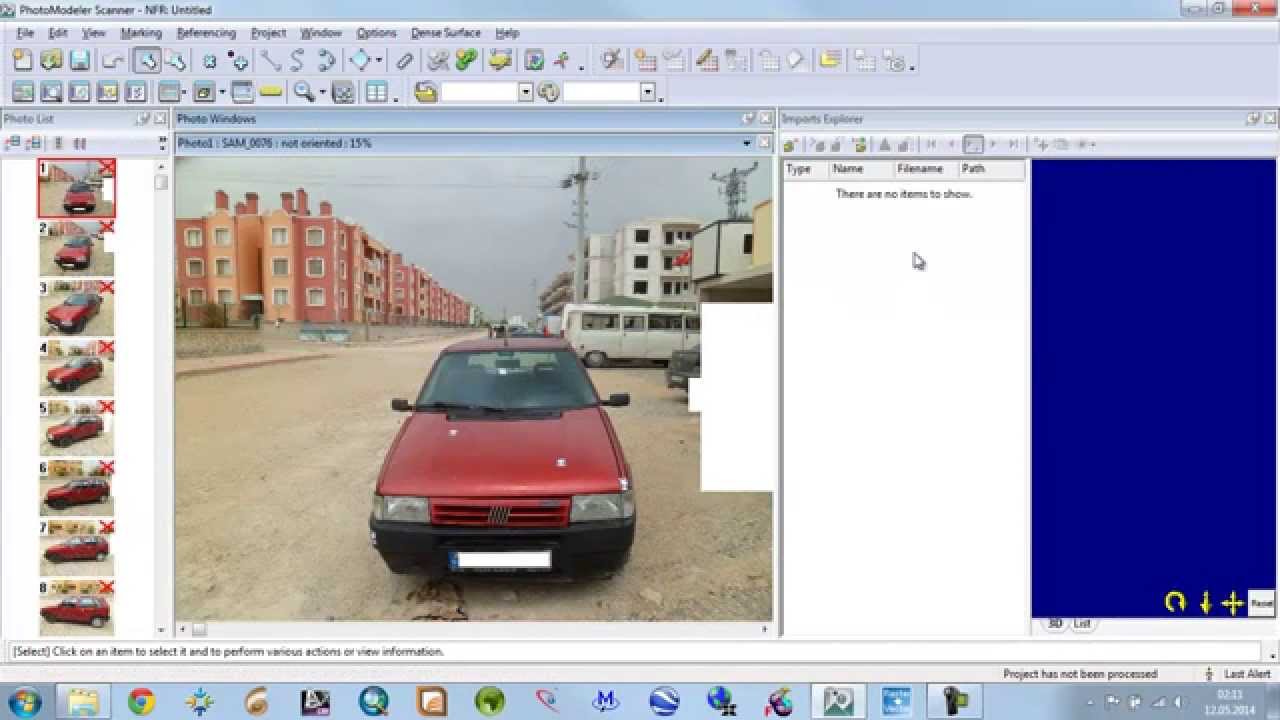 Photomodeler Scanner 6 ile Araba Modelleme - YouTube