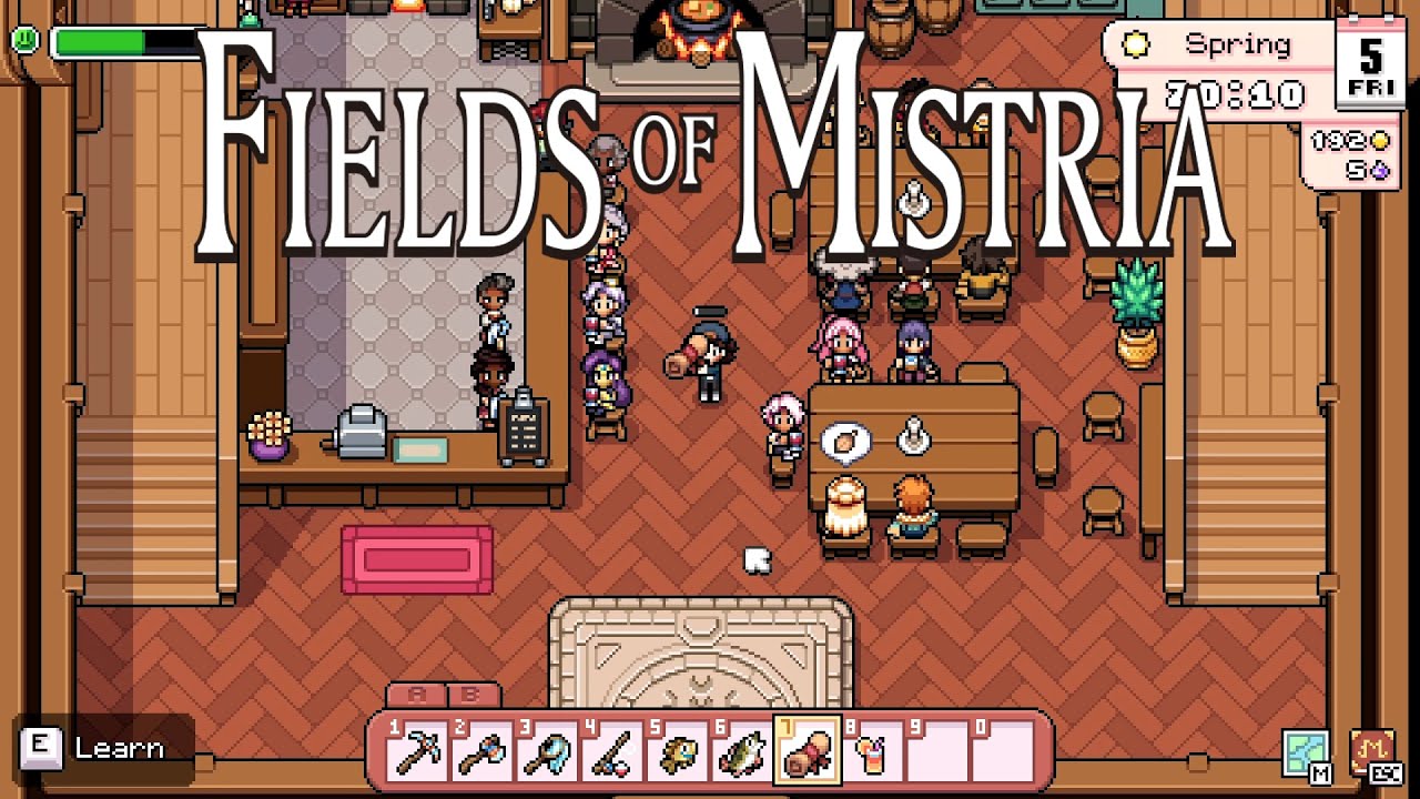 Fields of Mistria #5 - D&D at the Inn? | Walkthrough - YouTube