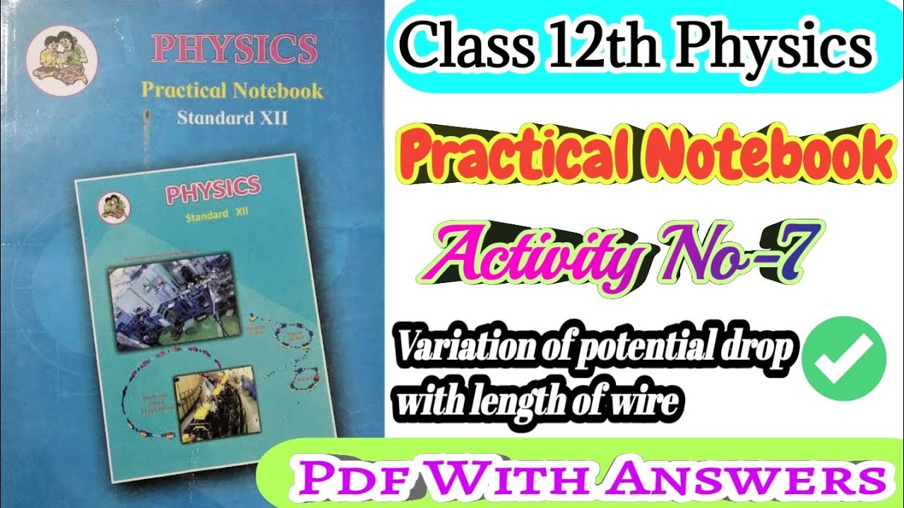 Class 12th Physics Practical Notebook| Activity no.7 Variation of ...