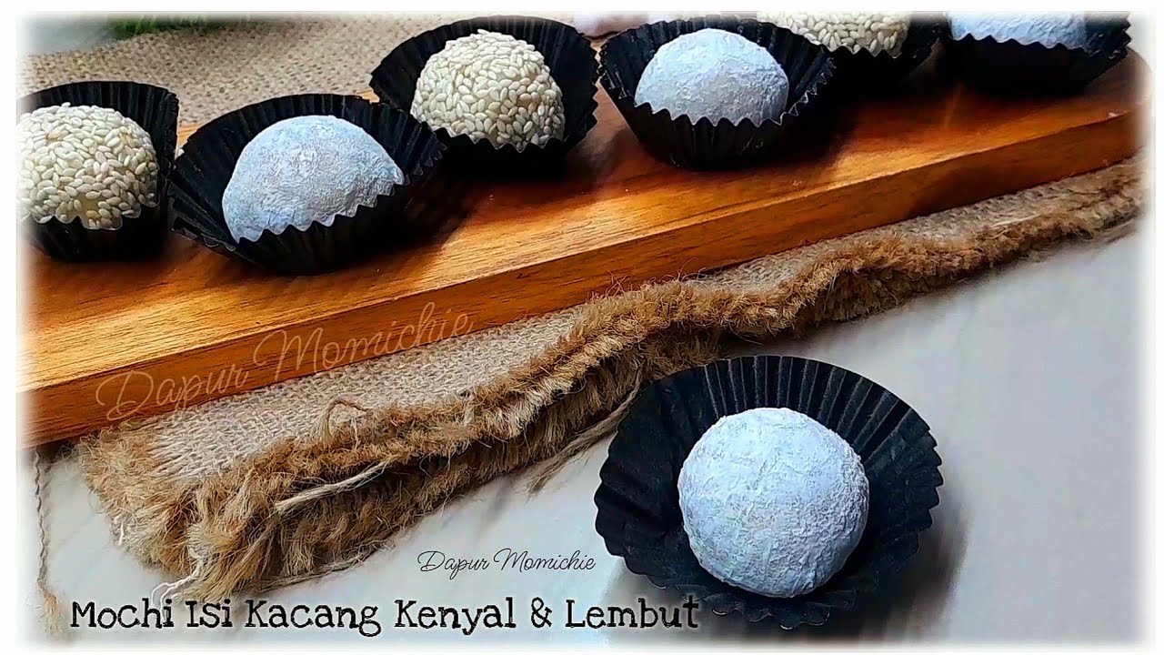 CARA MEMBUAT MOCHI ISI KACANG, MENUL KENYAL LEMBUT, RASANYA MIRIP YANG ...