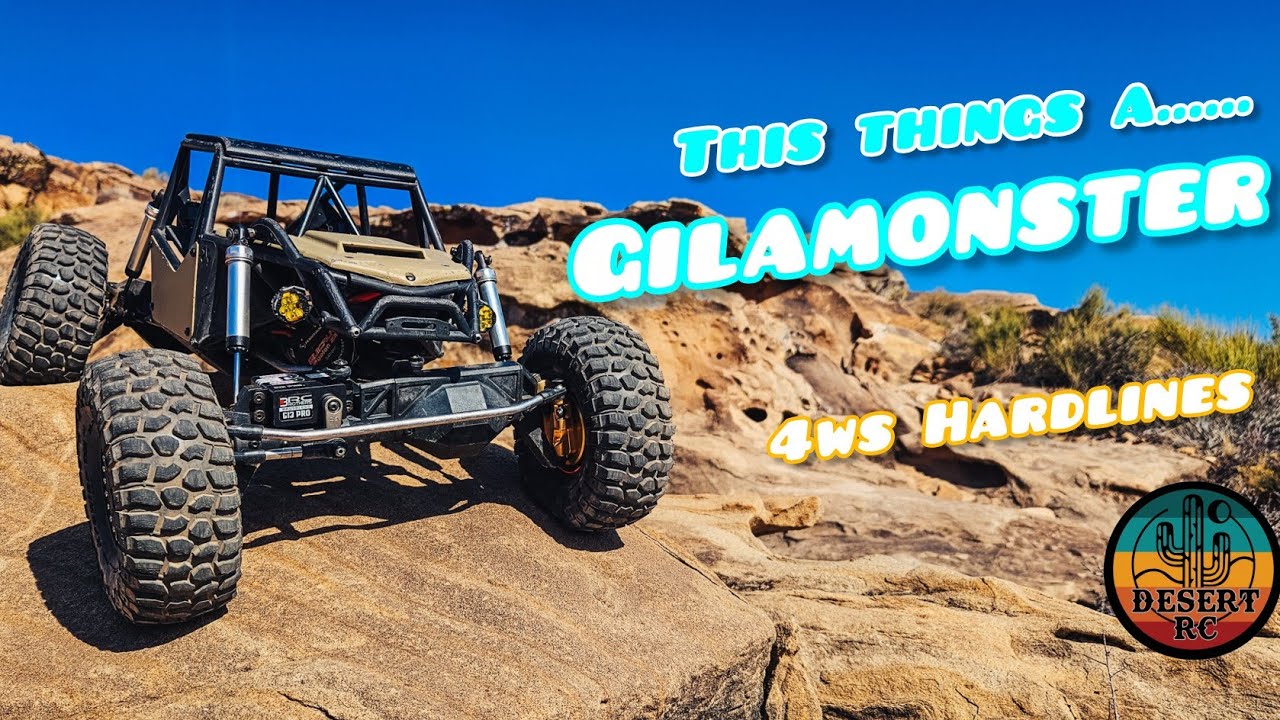 Axial Gilamon 4WS Hardlines Crack Edition - YouTube