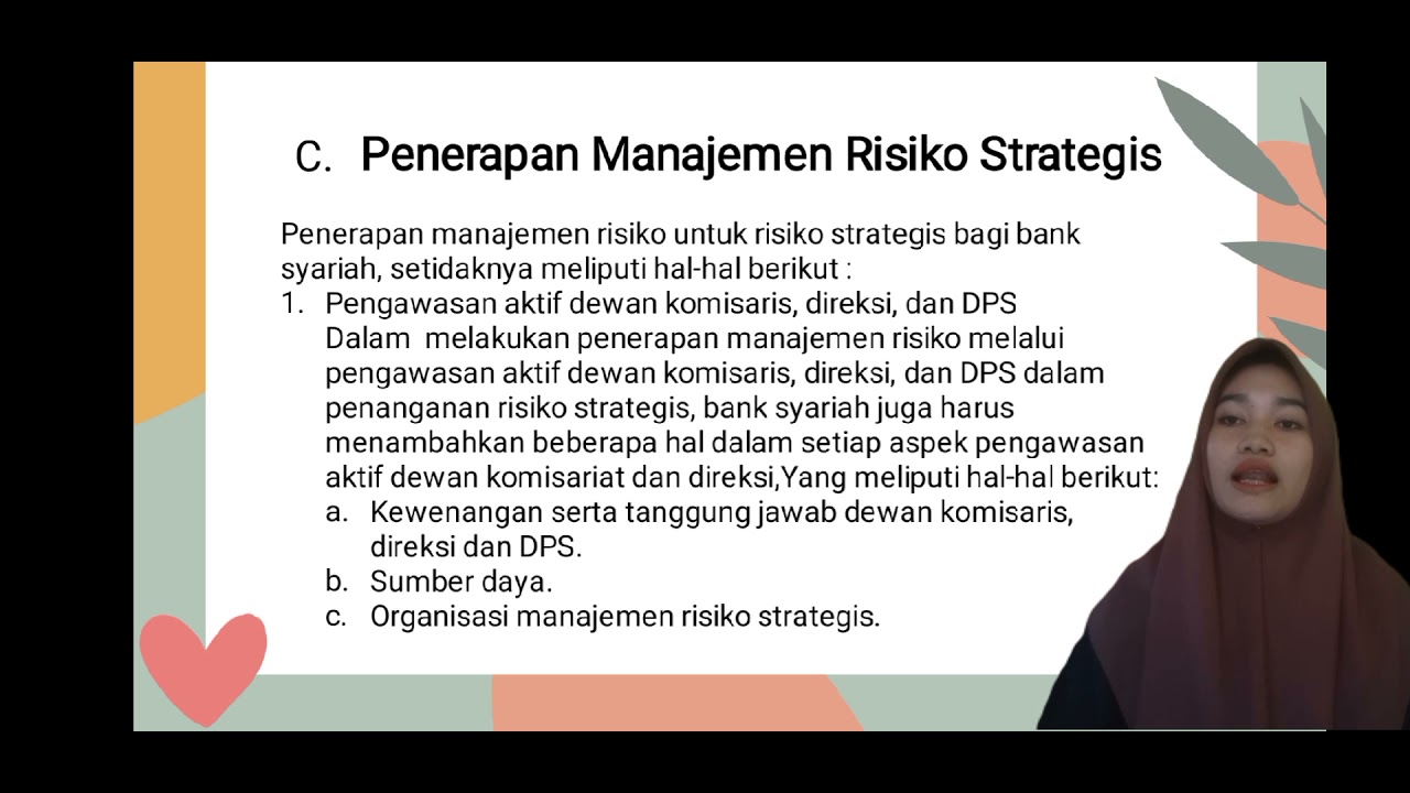MANAJEMEN RISIKO STRATEGIS BANK SYARIAH - YouTube