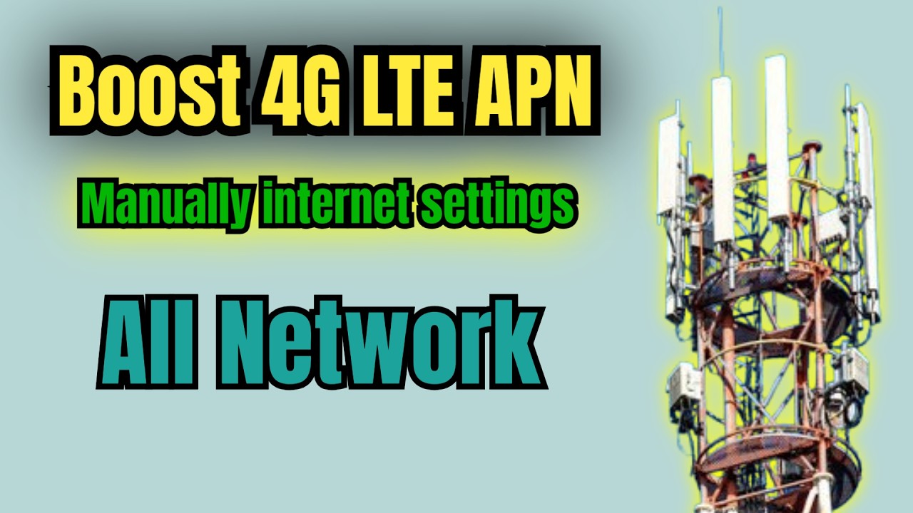 boost 4g speed using new apn settings for all Network - YouTube