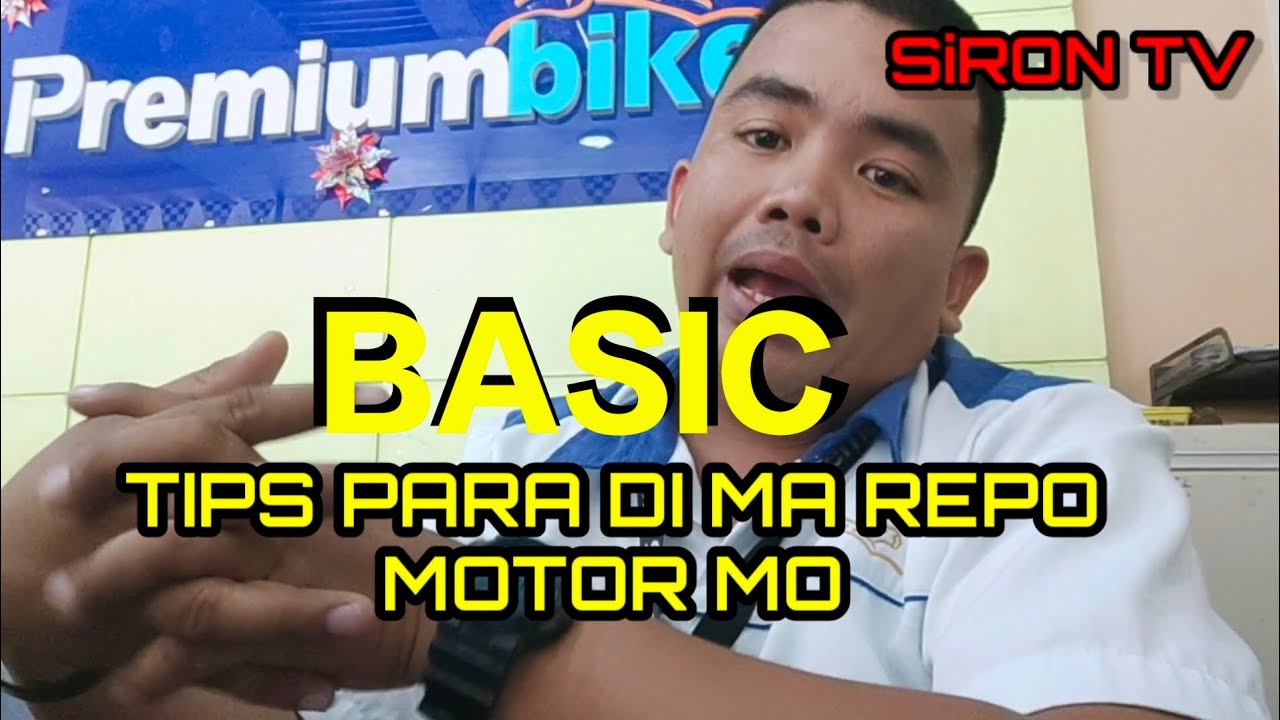BASIC TIPS PARA DI MA REPO ANG MOTOR MO 🤣 - YouTube