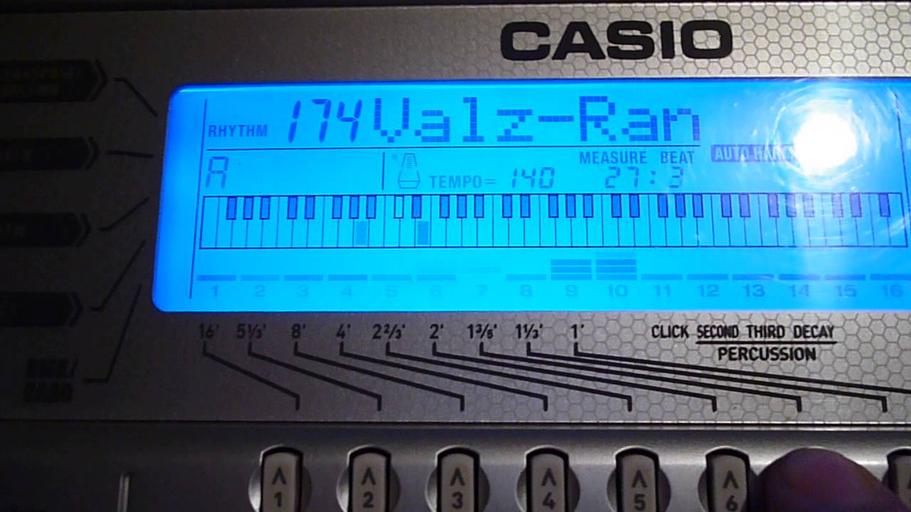 ritmos casio wk 3800 - YouTube