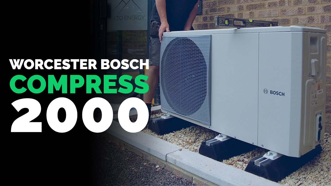 Worcester Bosch Compress 2000 Air Source Heat Pump | Alto Energy - YouTube
