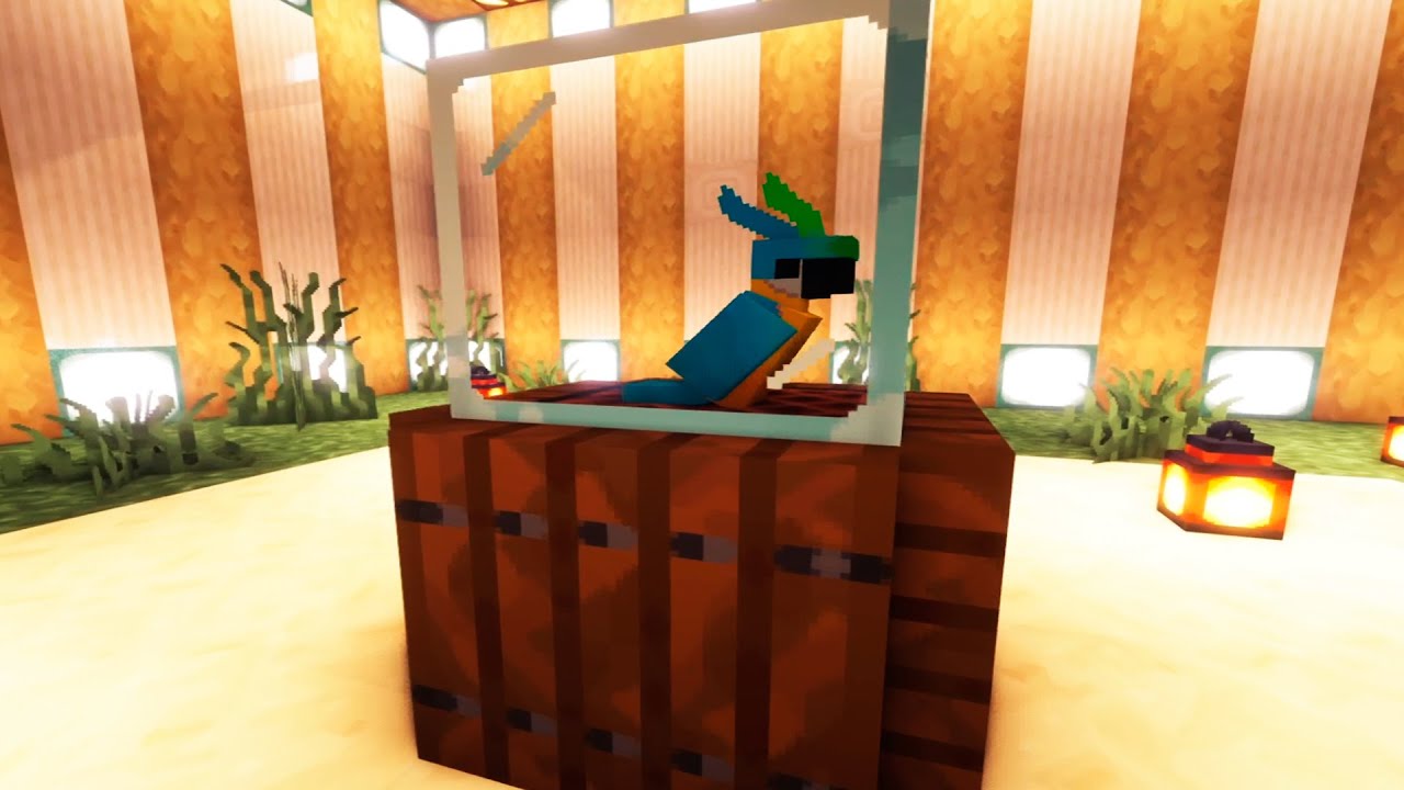 BUILDING A REALISTIC PARROT CAGE in MINECRAFT - YouTube