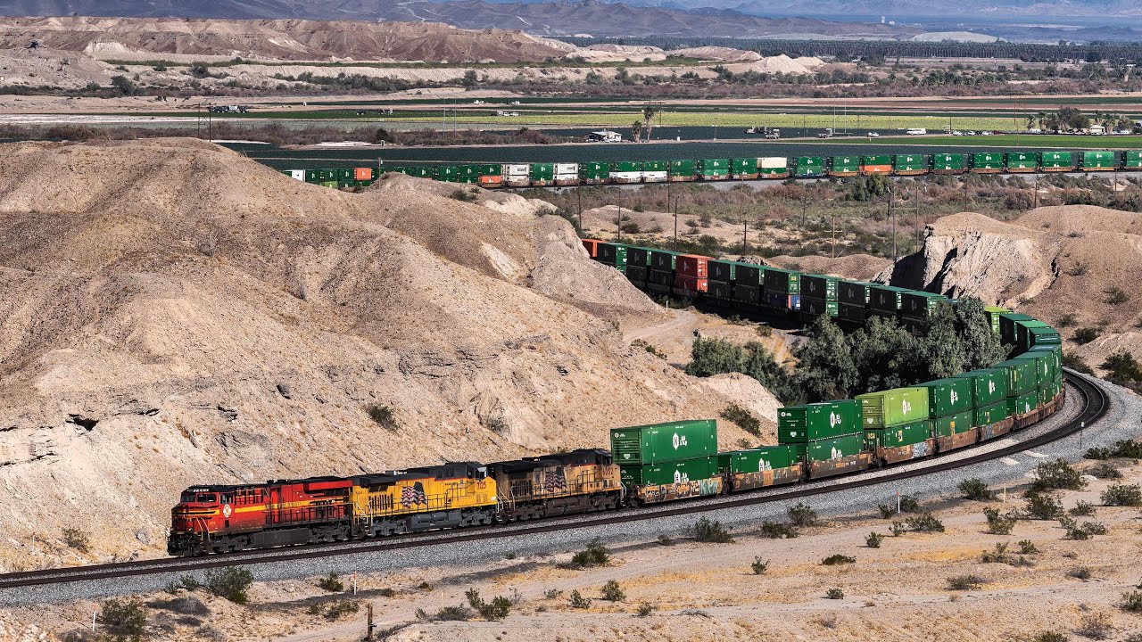[4K] Union Pacific Trains Southern Arizona! - YouTube