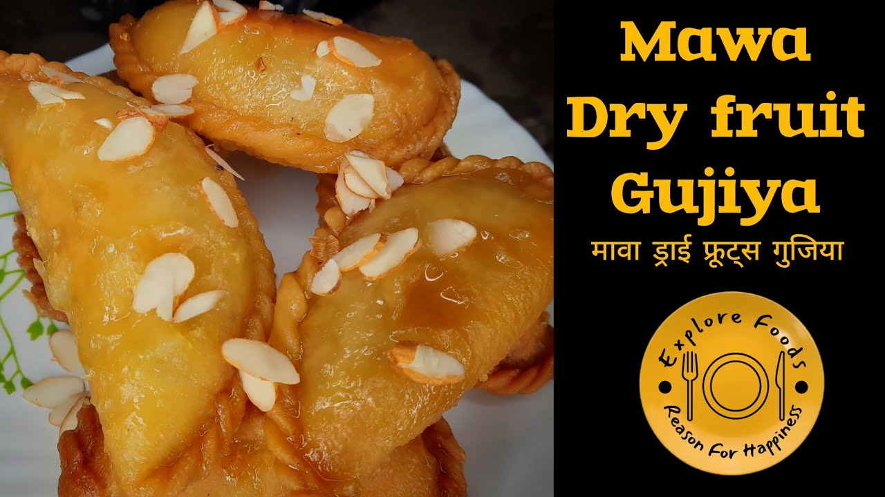 Gujiya Recipe | Gujiya Made with Mawa & Dry Fruit | Holi Special ...