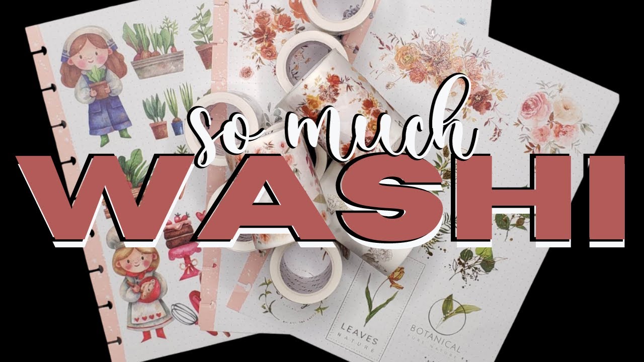 HUGE WASHI HAUL | BEAUTIFUL WASHI COLLECTIONS | THE WASHI TAPE SHOP ...