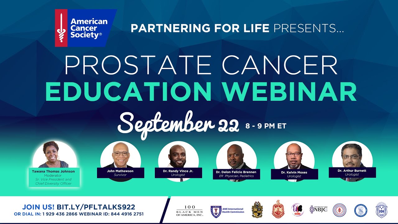 Partnering For Life : Prostate Cancer Education Webinar - YouTube