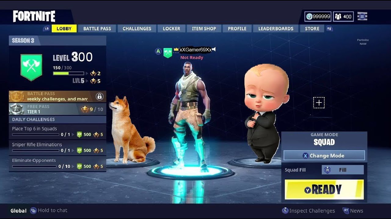 Boss Baby Fortnite & Doge Land | ROBLOX - YouTube