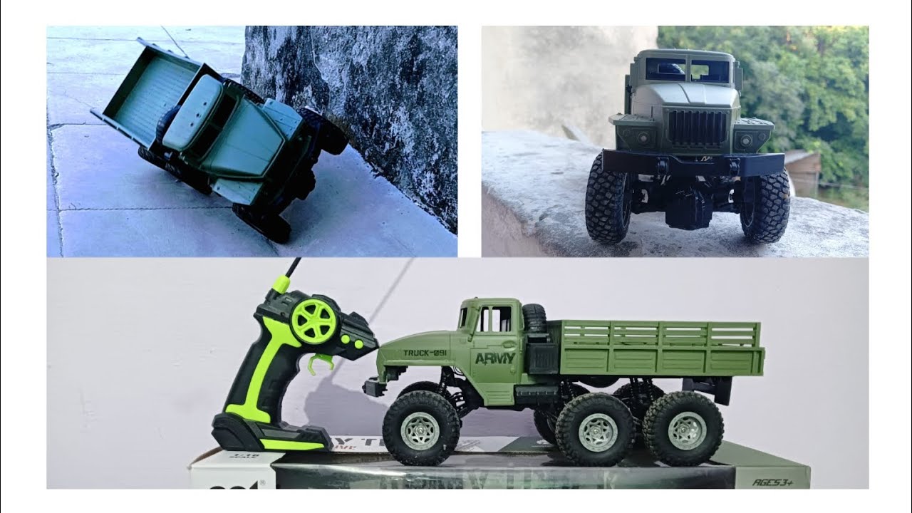 Amazing RC Army Truck Unboxing!! RC Crawler!! 4WD - YouTube