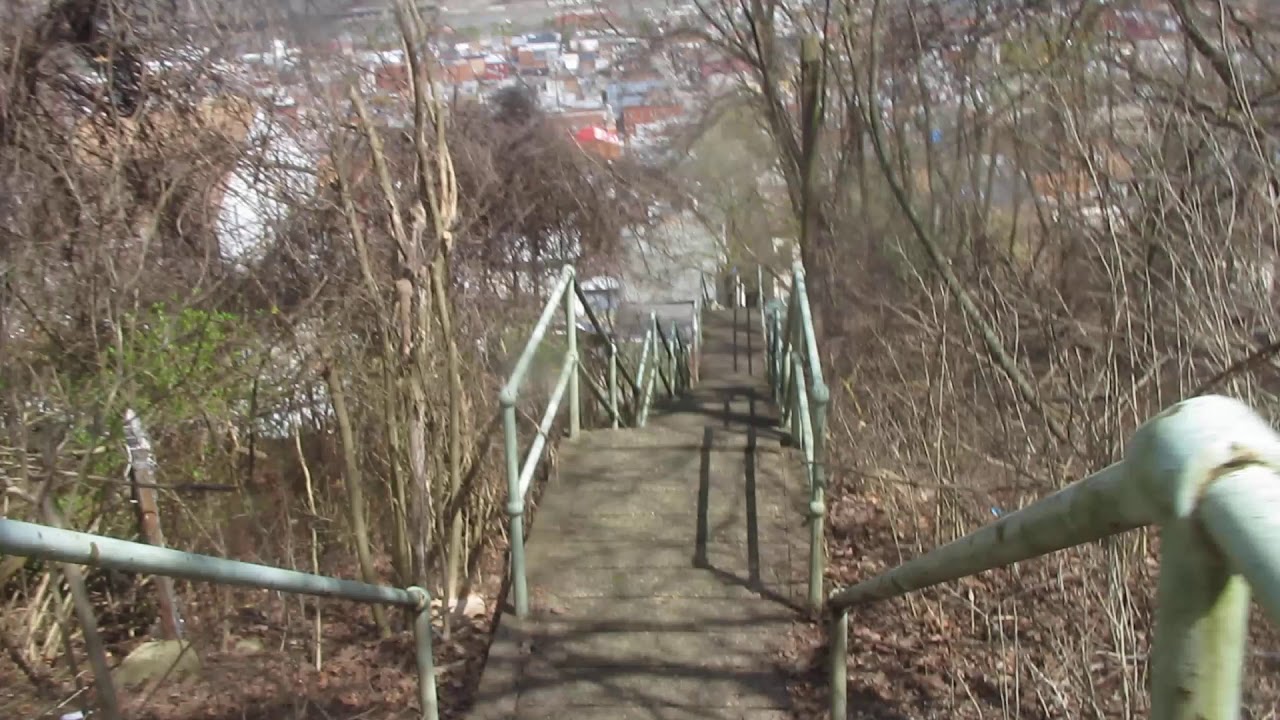 Pittsburgh South Side Slopes steps - YouTube