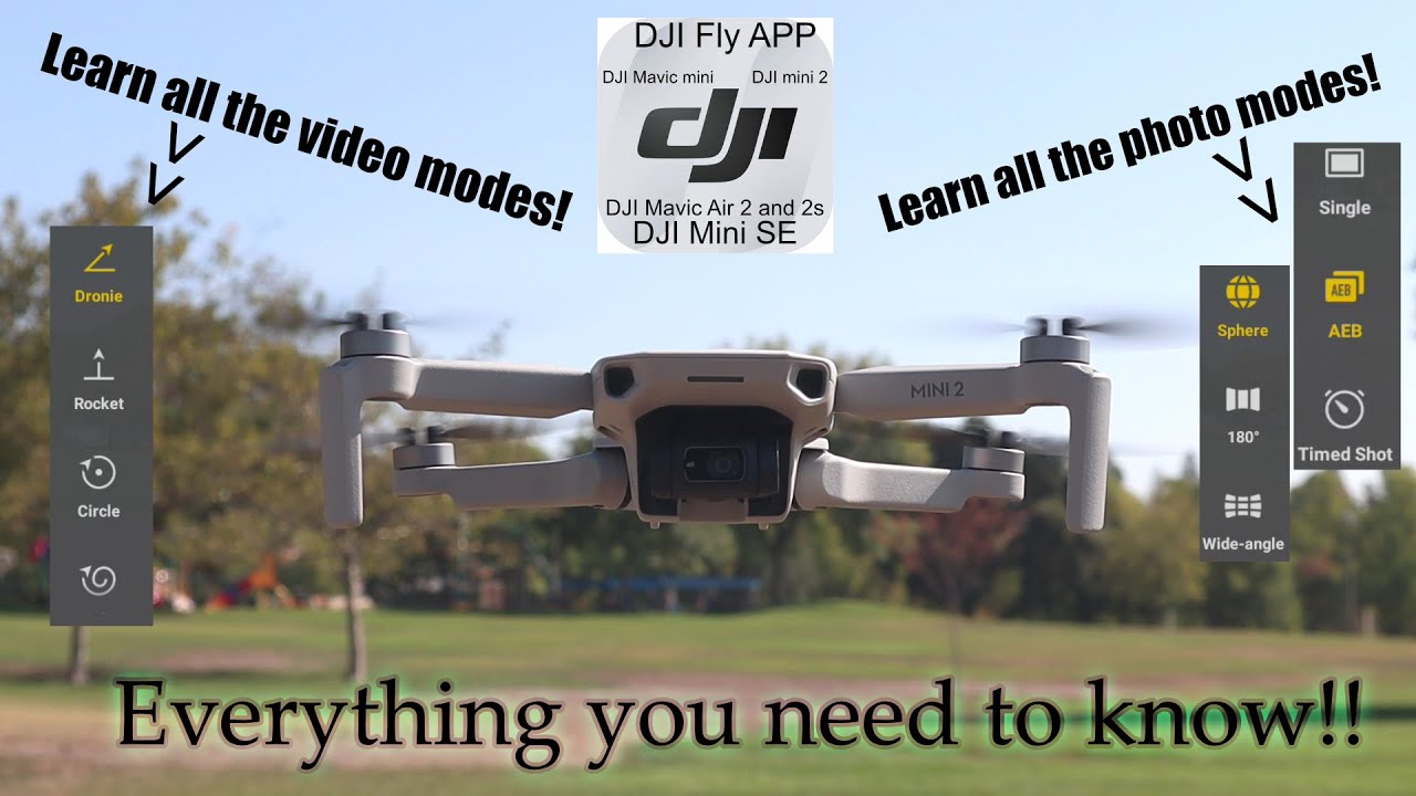 DJI Fly App Full Tutorial (Part 2) DJI Mavic Mini, DJI Mini 2 and DJI ...