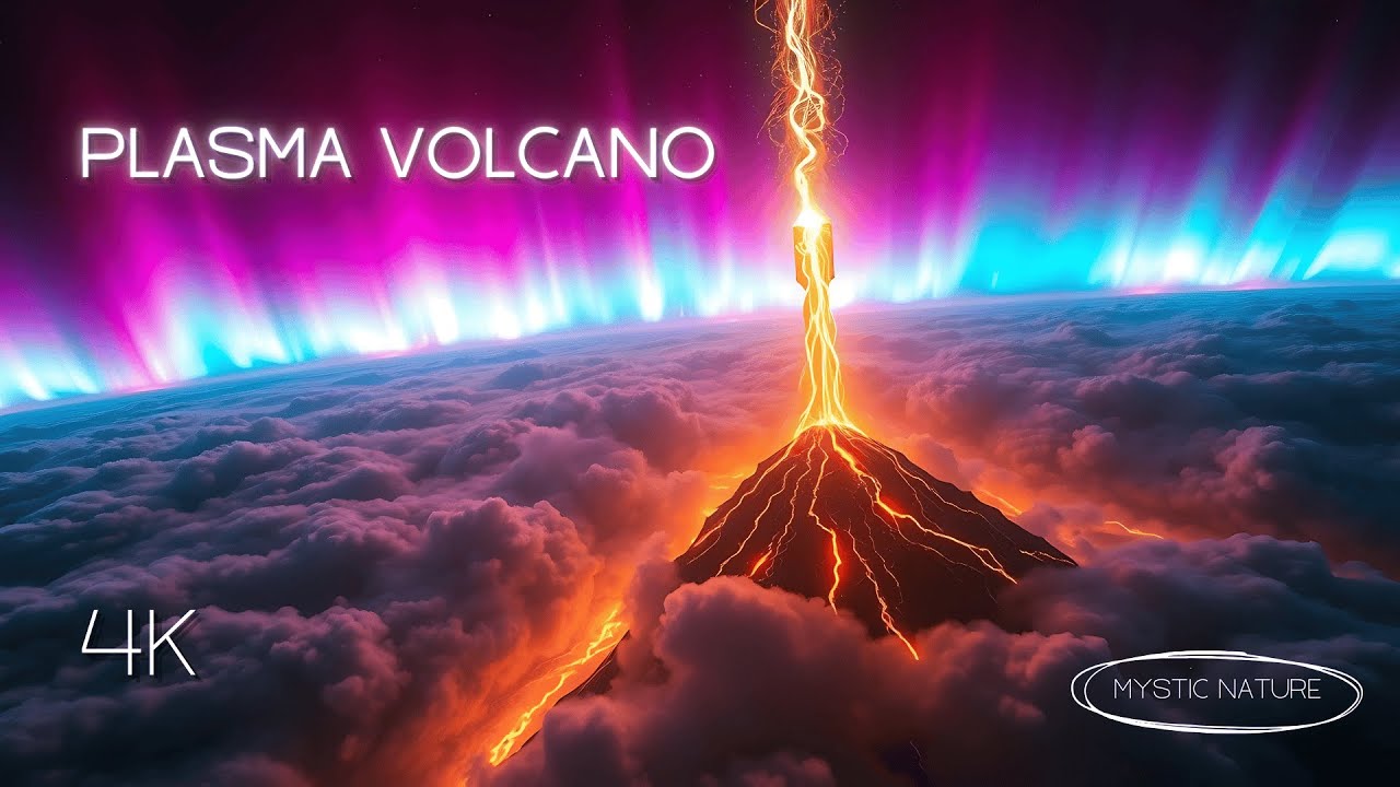 Mesmerizing Plasma Volcano | Thunder and Ambient Music for Deep ...