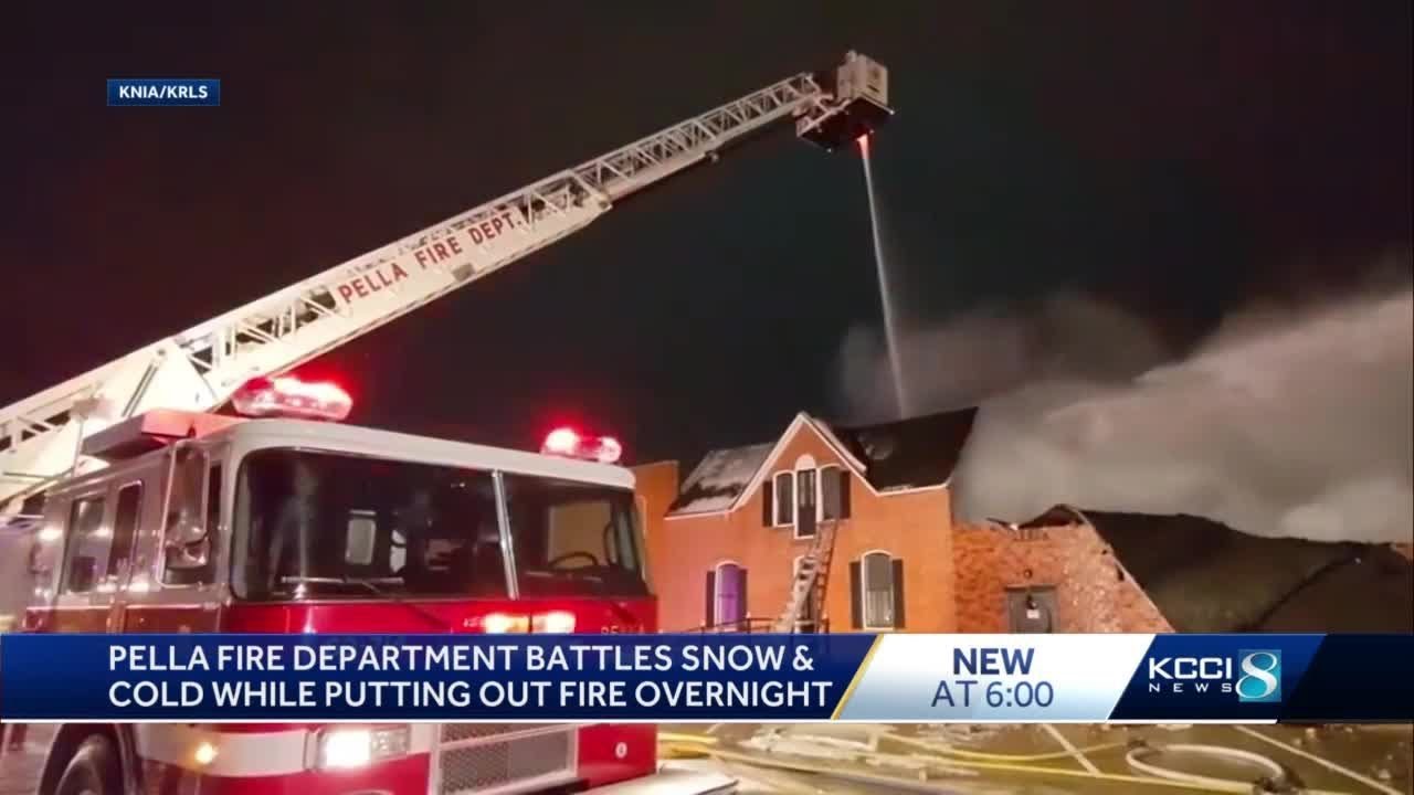 Two injured in Pella fire - YouTube