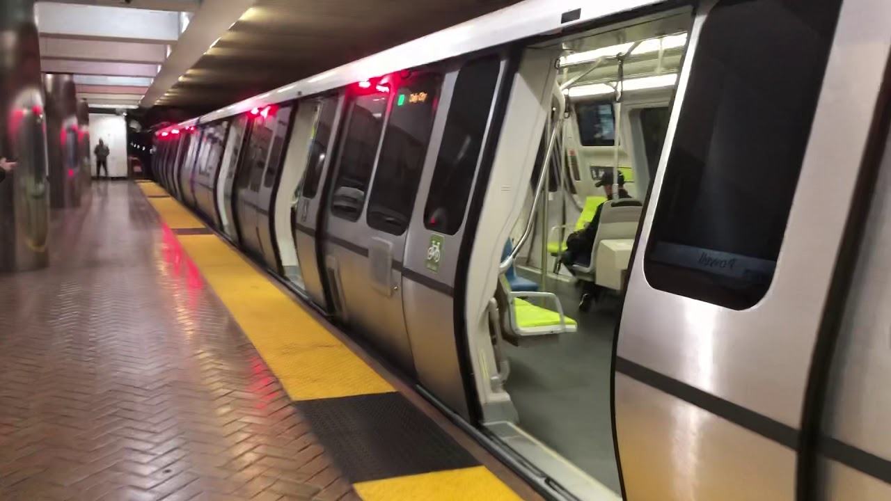 New 10 cars 3 door fleet of future Green Line San Francisco Daly City ...