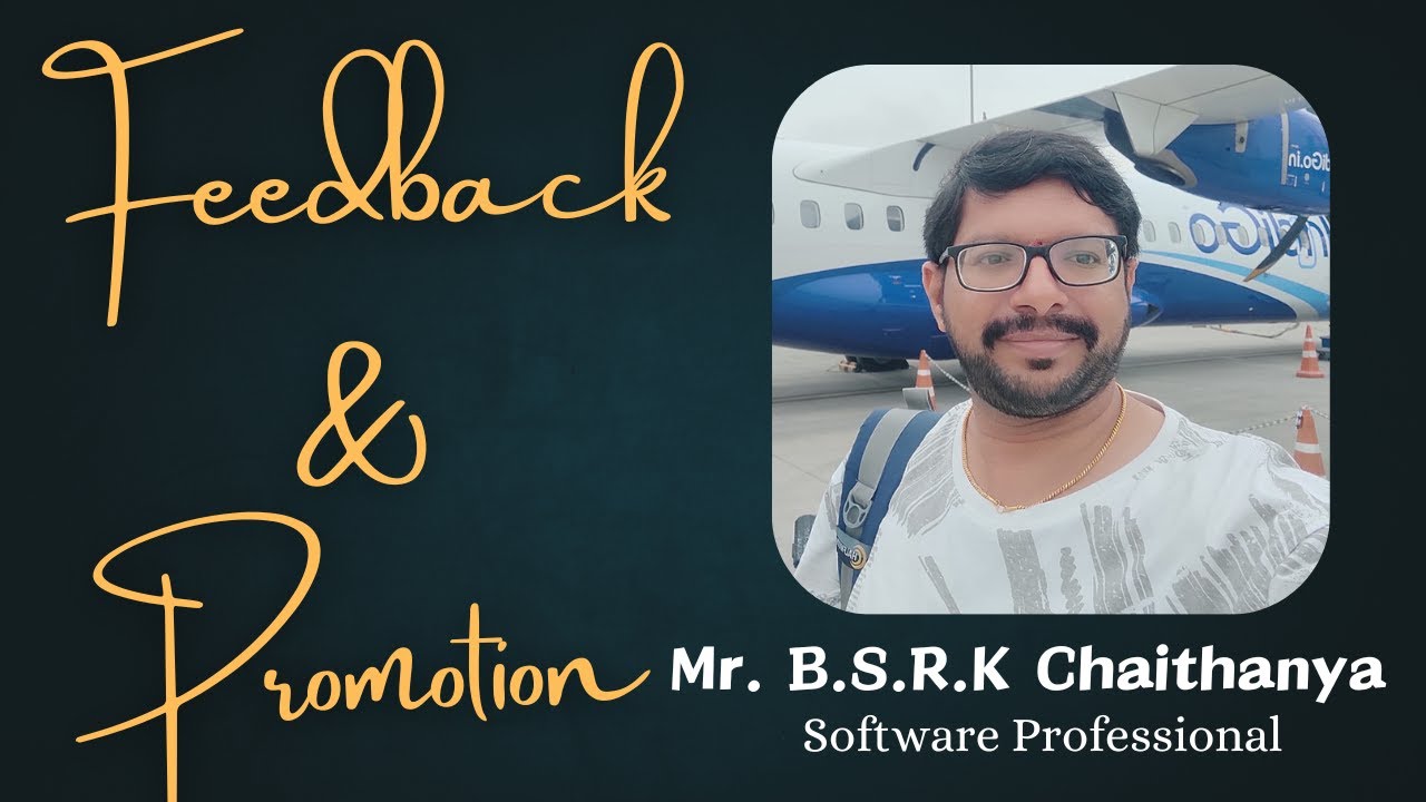 Video Byte from Mr. B S R K Chaithanya (Software Professional) - YouTube