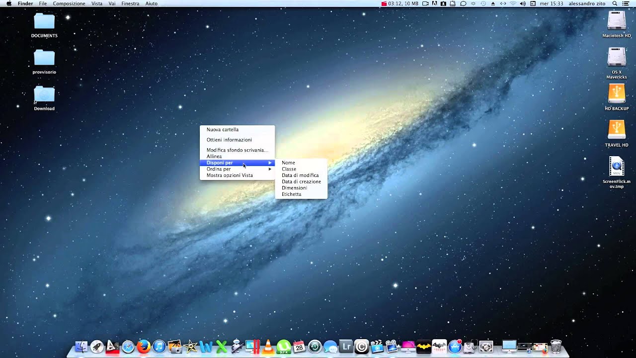 Tutorial Mac #29 - Come personalizzare la Scrivania - YouTube