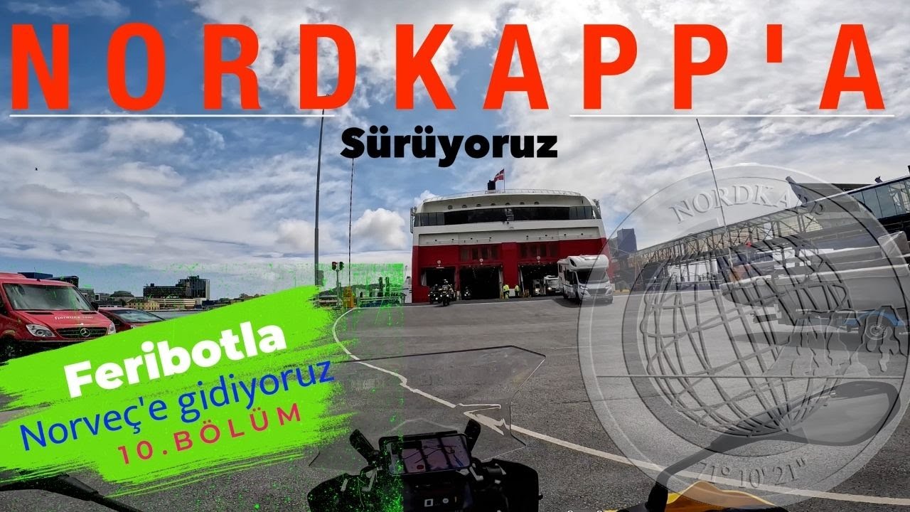 🏍️ Motosikletle Türkiye'den Norveç'e Yolculuk - Bölüm 10 - Hirtshals ...