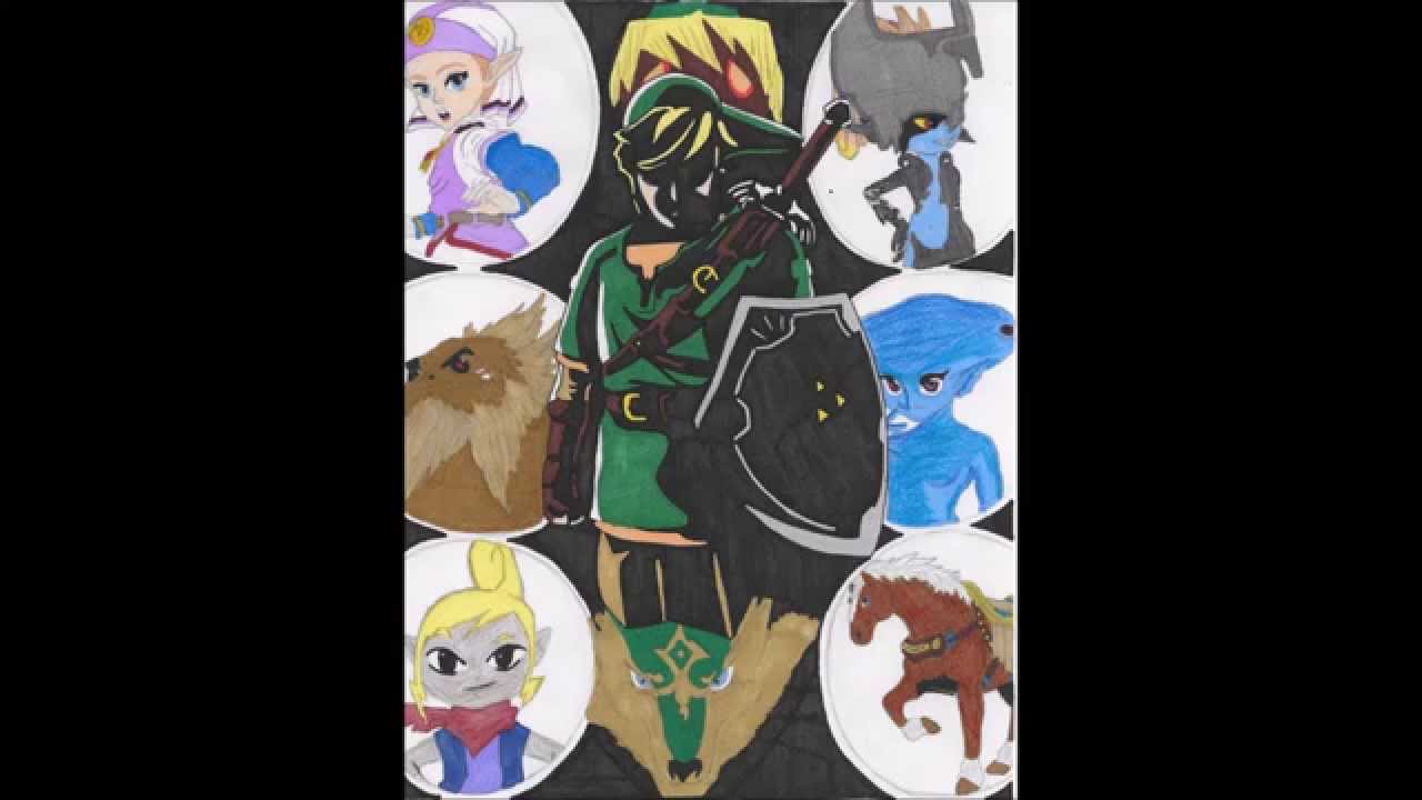 Zelda: link collage Commission - YouTube