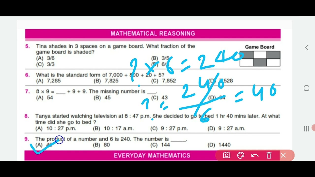 International Mathematics Olympiad. Sample paper. worksheet-1 class-3 ...