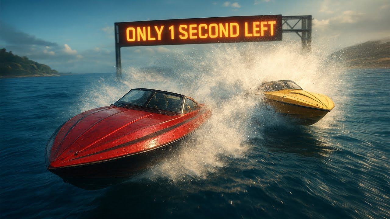 Just Cause 2 - Epic Boat Race Challenge ⛵💥 | Only 1 Second Left to Win ...