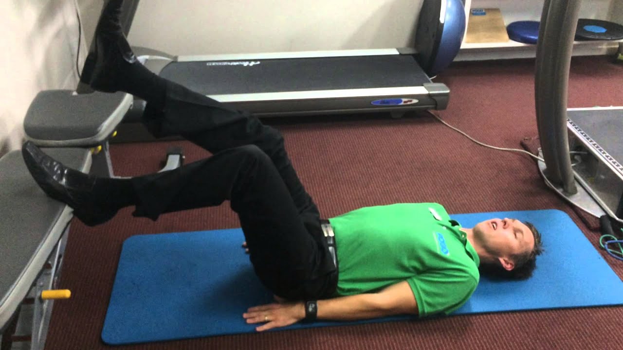 Running Strength Exercise-High Bench Bridges - YouTube