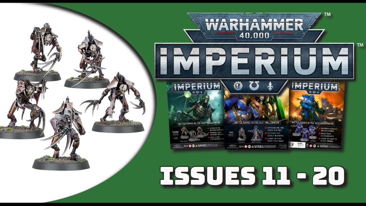 Warhammer 40K - Imperium magazine Issues 11-20 - Review with painted ...