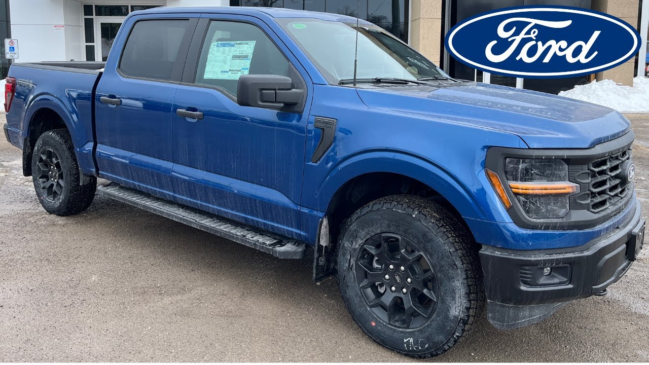 2024 Ford F-150 STX 201A 3.5L EcoBoost in Atlas Blue Metallic Walk ...
