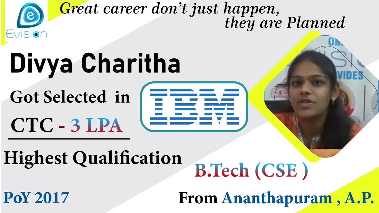 Congrats, Divya | Got Selected in IBM | 3 LPA | COMPUTERS SCIENCE ...