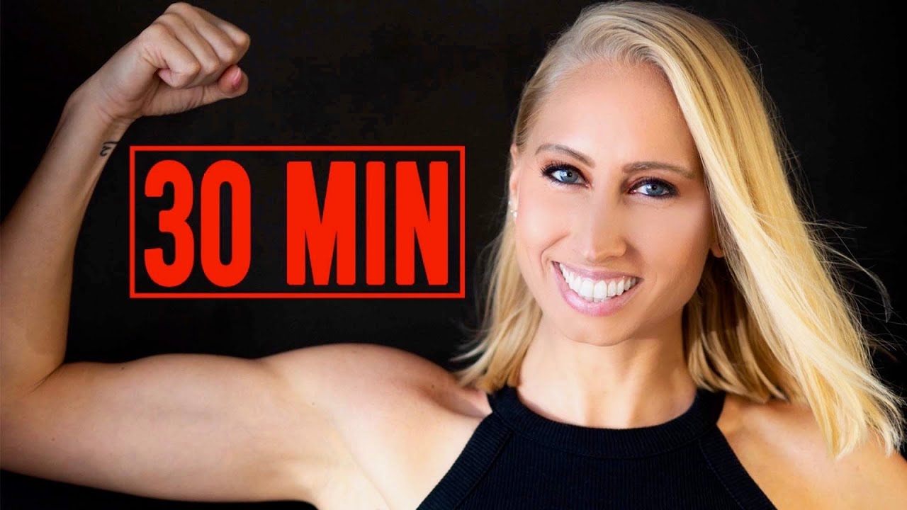 30 Min At Home Strength Training Workout | Upper Body | Dumbbells | # ...