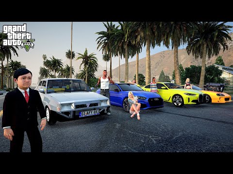 SÜLEYMAN ARKADAŞLARININ ARABALARIYLA YARIŞIYOR! KİM DAHA HIZLI? - GTA 5 ATEŞ'İN HAYATI
