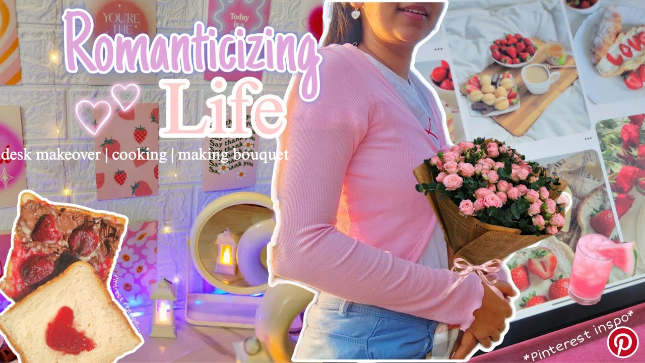 Vlog: Romanticizing life🌷| pintrest girl inspo🍓|aesthetic vlog| cute ...