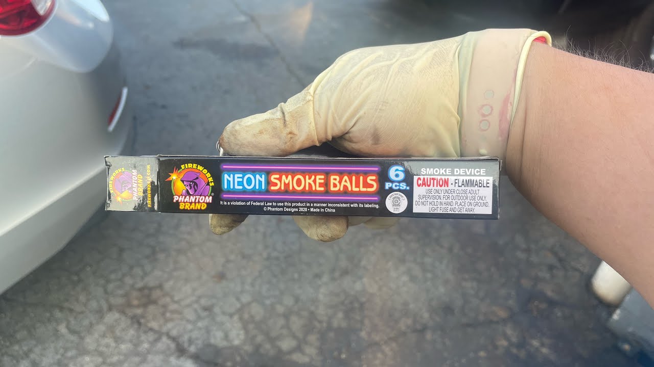 Phantom Fireworks| Neon Smoke Bombs Demo! 💨 💣 - YouTube