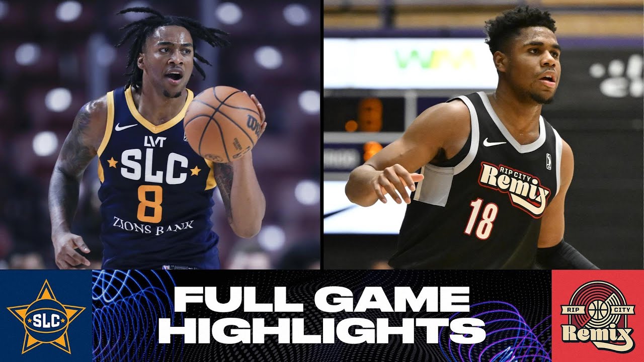 Rip City Remix vs. Salt Lake City Stars - Game Highlights - YouTube
