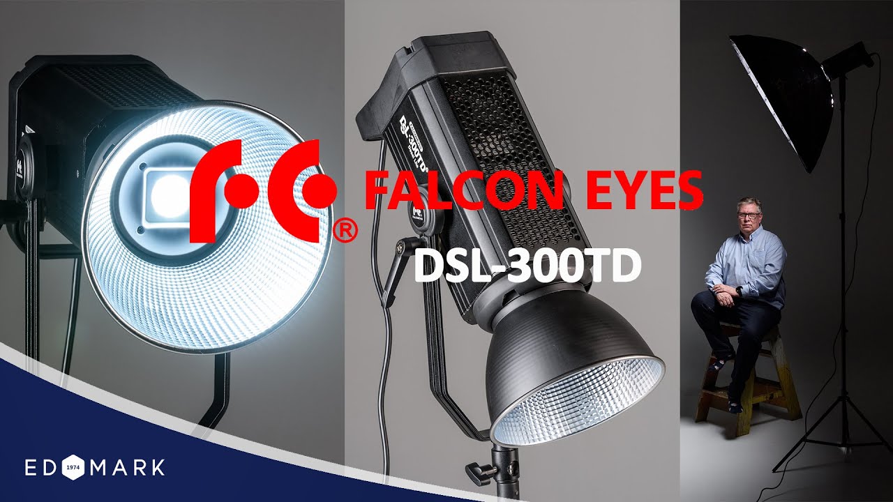 Falcon Eyes DSL300TD LED Studio Light - YouTube