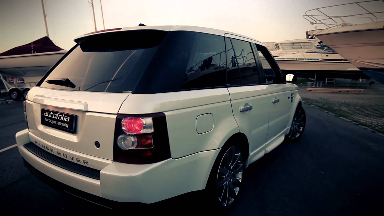 Range Rover Sport Wrapped In White Pearl ! - YouTube