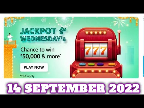 Amazon Jackpot Wednesdays Quiz Answers Today |14SEPTEMBER 2022 | Daily ...
