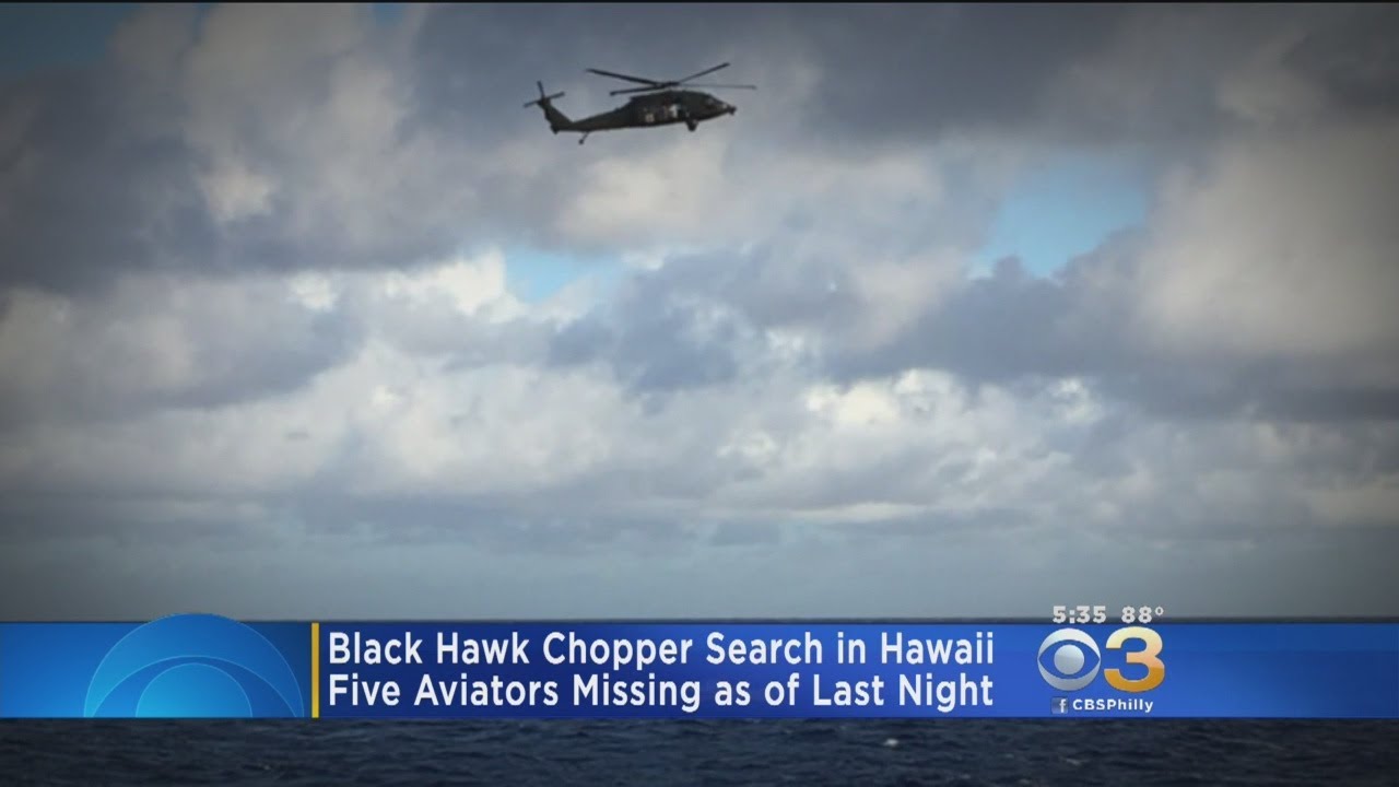 Black Hawk Chopper Search In Hawaii - YouTube