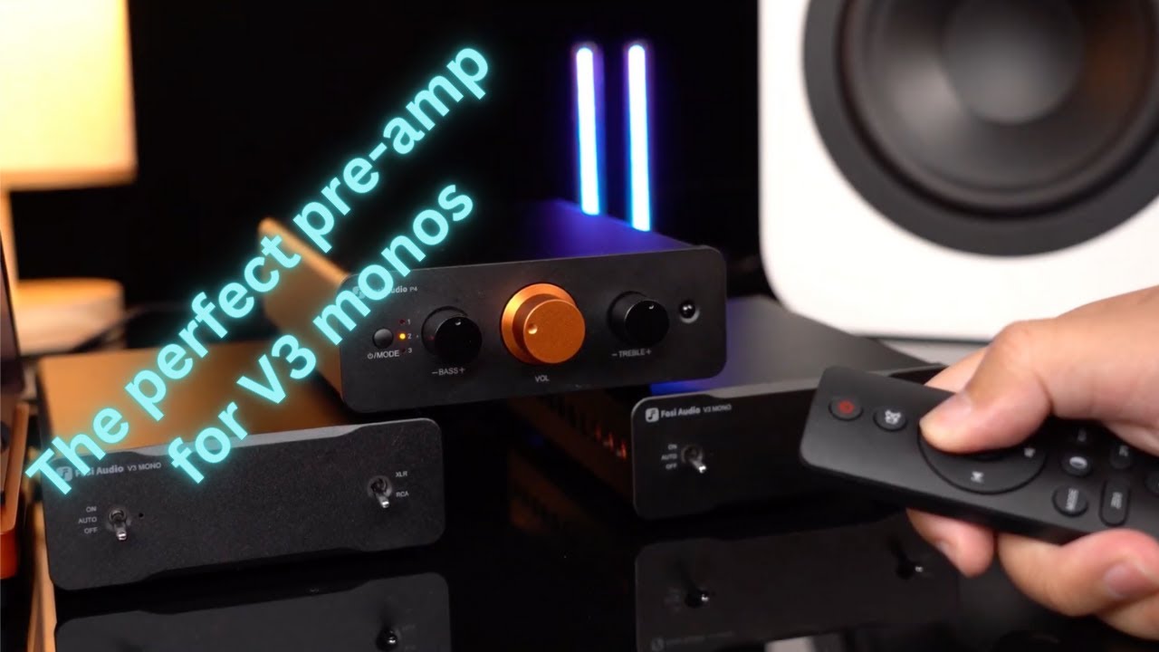 P4, the perfect pre-amp for the V3 mono! - YouTube