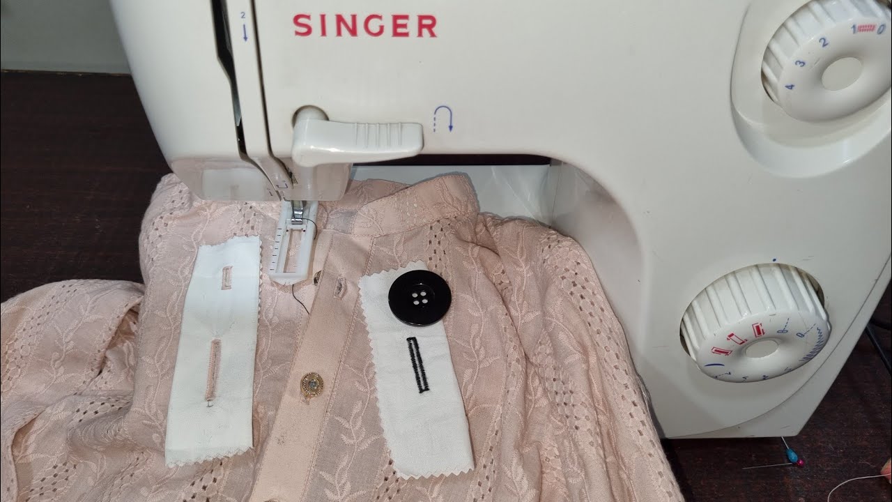 Master the Buttonhole Foot on Your Singer 8280 |Kaaj krne ka tarika ...
