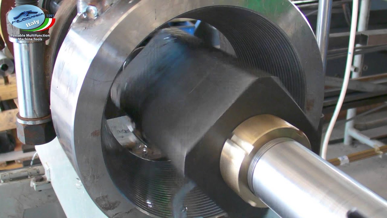 Sir Meccanica S.p.A. - Ws3 Full CNC - Conical Threading - YouTube