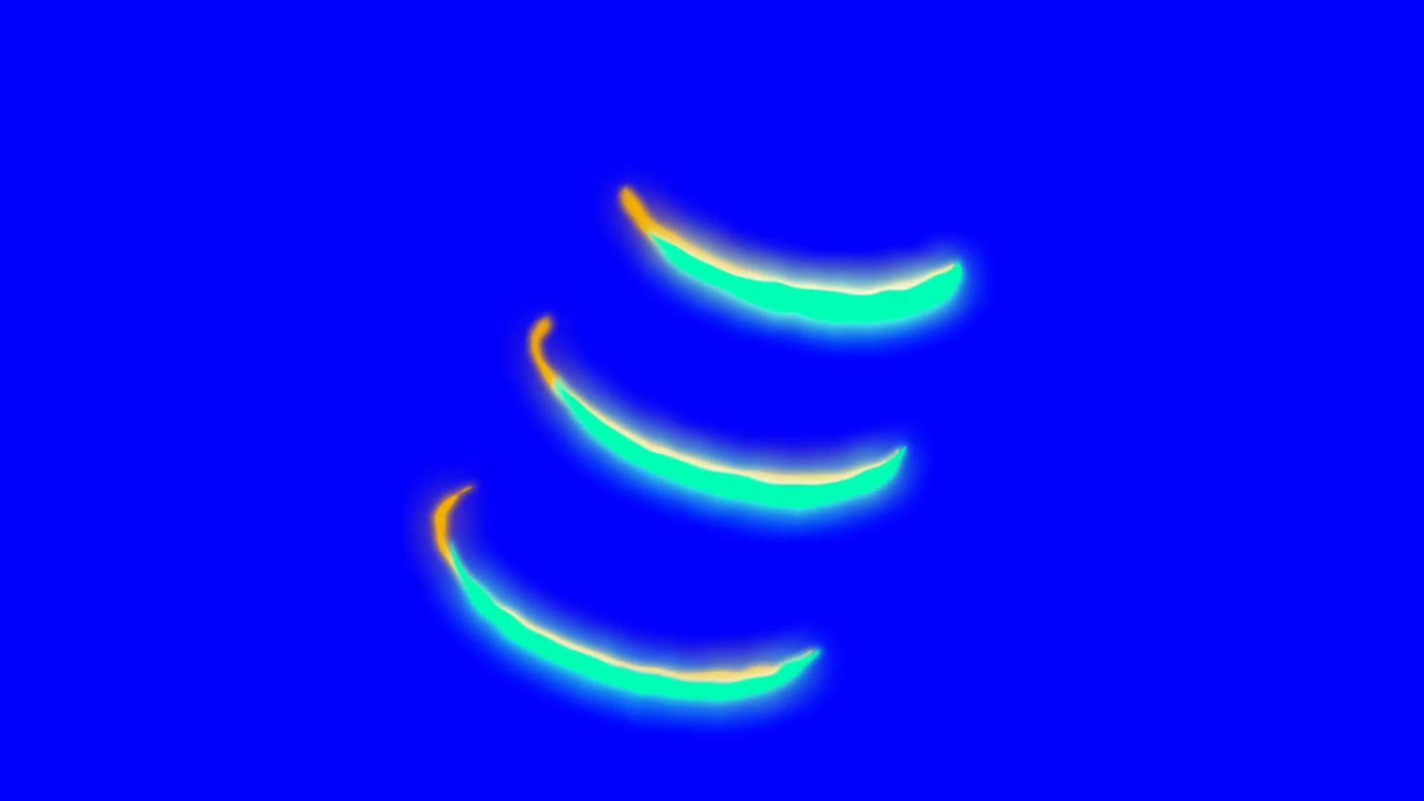 Glowing effects | blue screen no copyright video - YouTube
