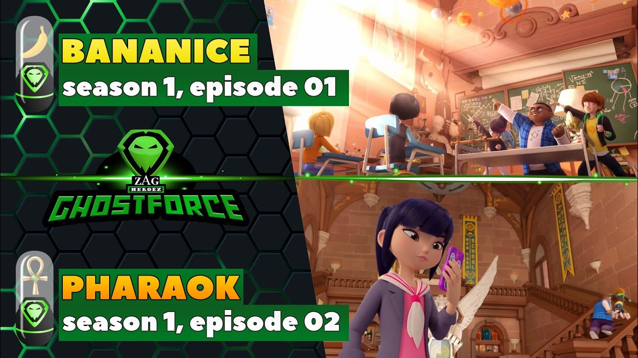 🇺🇸«Ghostforce» | 🍌Bananice and Pharaok👁️‍🗨️ | season 1 | episodes 01-02 ...