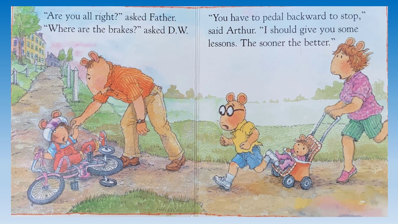 Story Time: D.W. Rides Again! - YouTube