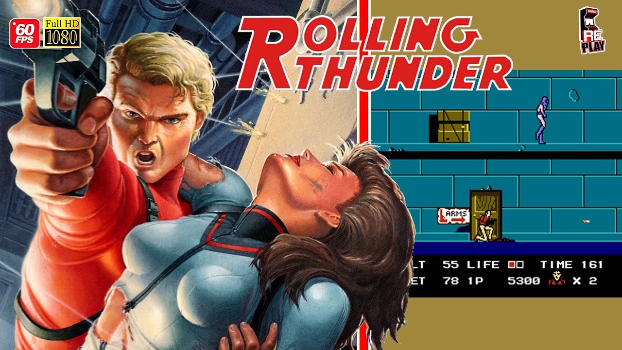 Rolling Thunder [NES] Gameplay Longplay / ローリングサンダー - YouTube