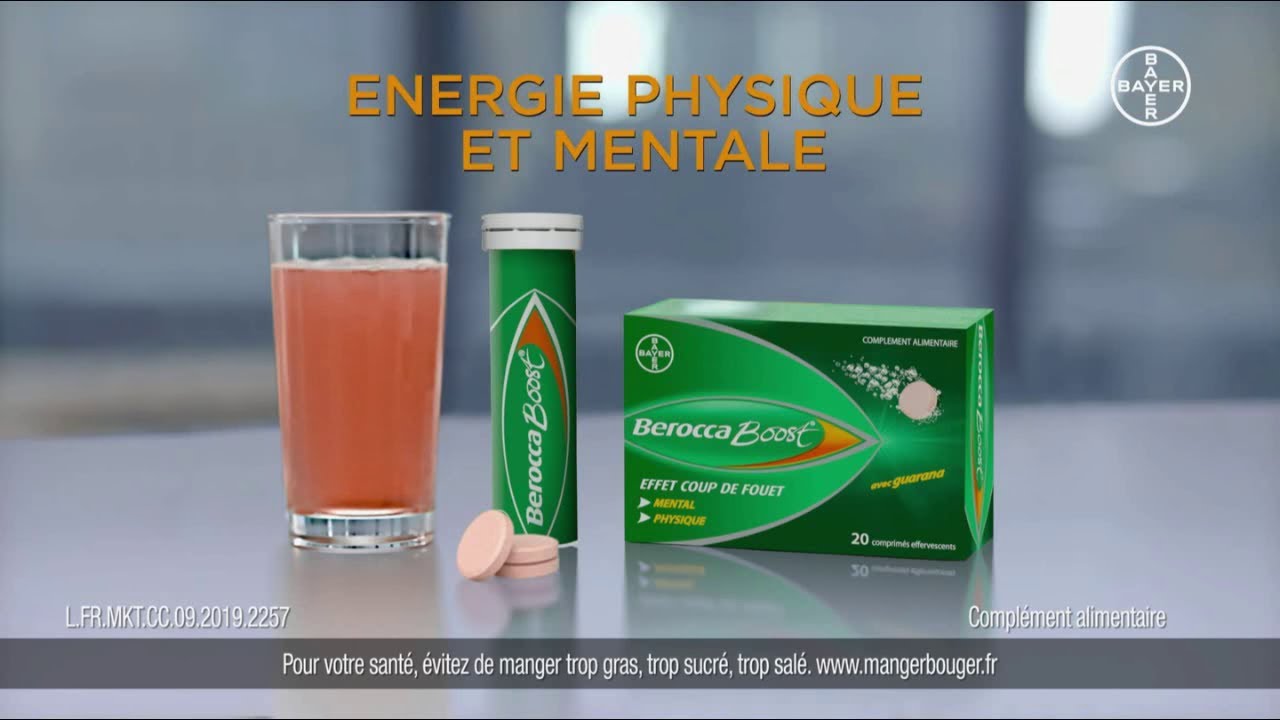 Berocca Boost "énergie physique et mentale" - Publicité - YouTube